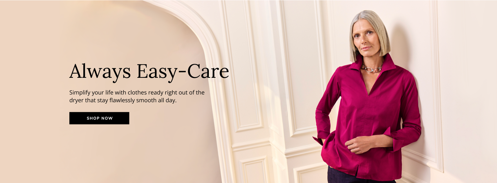 Women's No Iron Apparel- Foxcroft